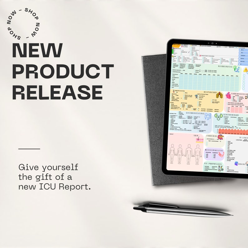 Redesigned Day Shift ICU Report Sheet: Enhance Efficiency and Care in ...