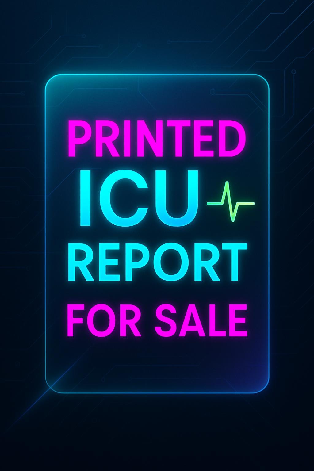 Ultimate Day Shift ICU Report Sheet - Etsy