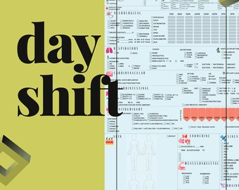 Ultimate Day Shift ICU Report Sheet - Etsy