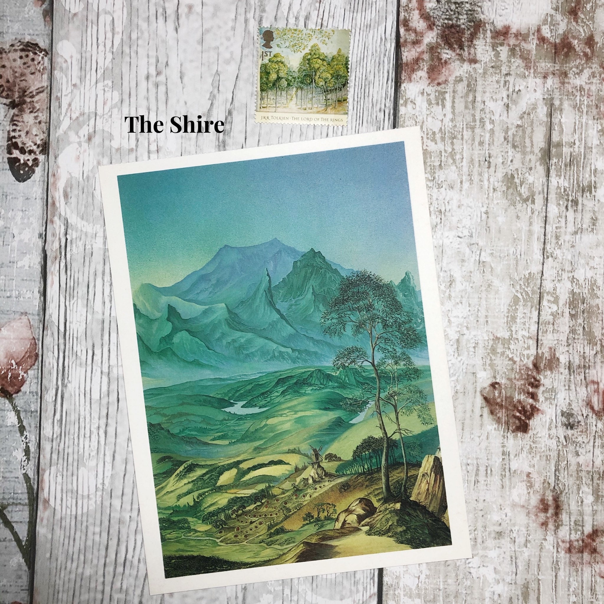 Lord of the Rings Postcard and UK Postage Stamp LOTR for - Etsy