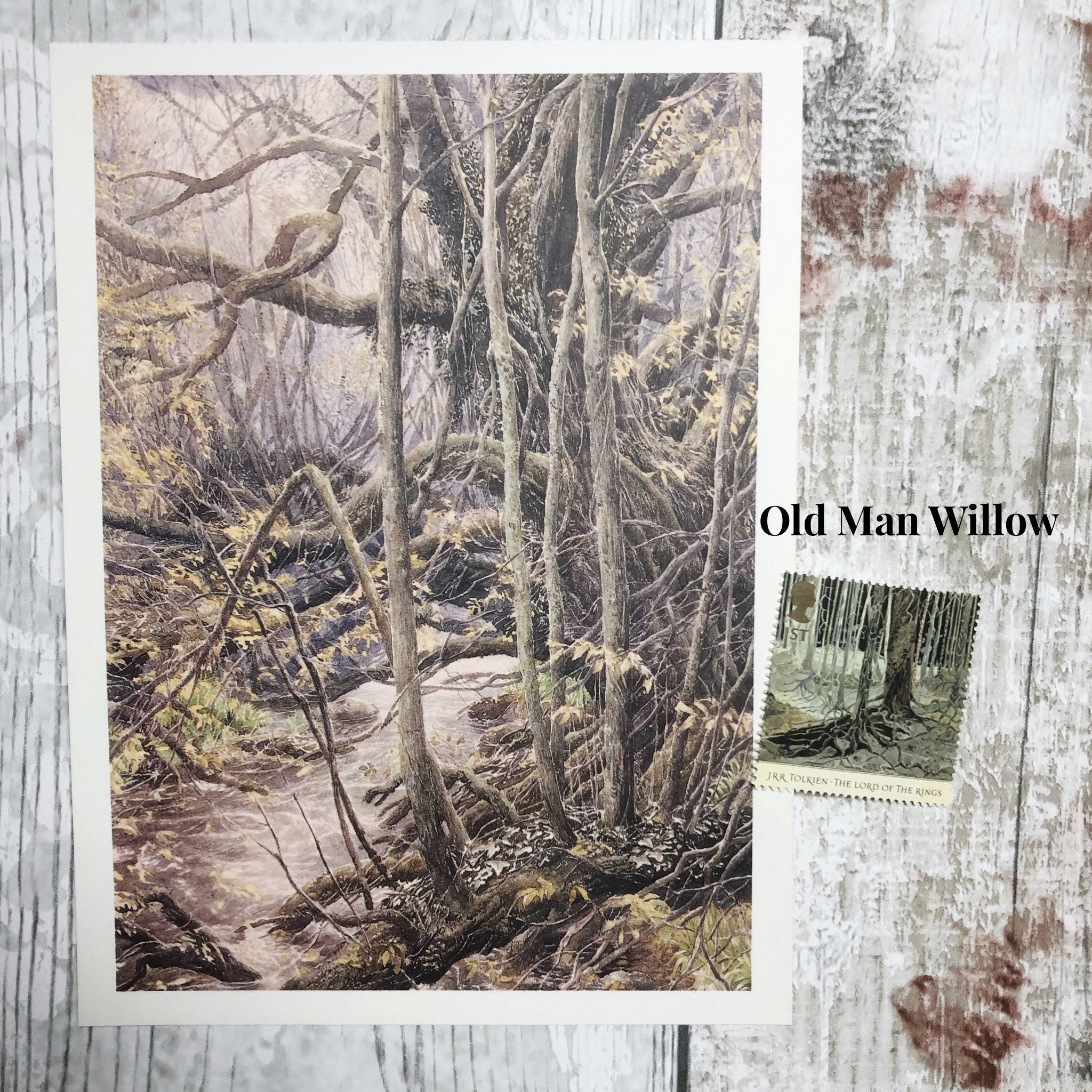 Lord of the Rings Postcard and UK Postage Stamp LOTR for - Etsy