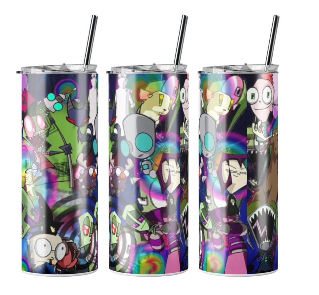 Invader Zim Cup, Invader Zim Tumbler, Personalized Gifts, Invader Zim ...