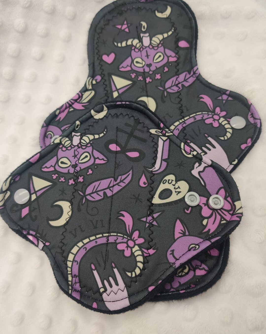 Blood Magic Witchy Occult Cloth Menstrual Pad, Panty Liner Washable ...