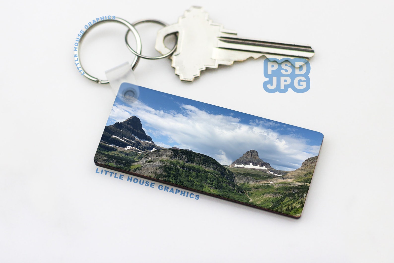 Rectangular Keychain Mockup Product Photo for MDF | Etsy