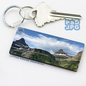 Rectangular Keychain Mockup Product Photo for MDF | Etsy