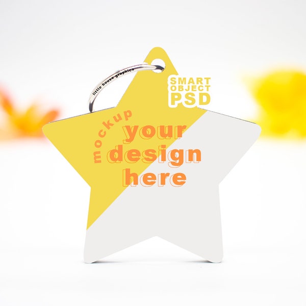 Star Keychain - Etsy