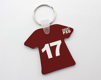 Round Keychain Mockup Product Photo for MDF Circle-shaped Key Chain ...