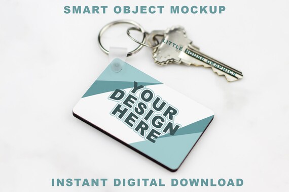 Rectangular Keychain Mockup Product Photo for MDF - Etsy Australia