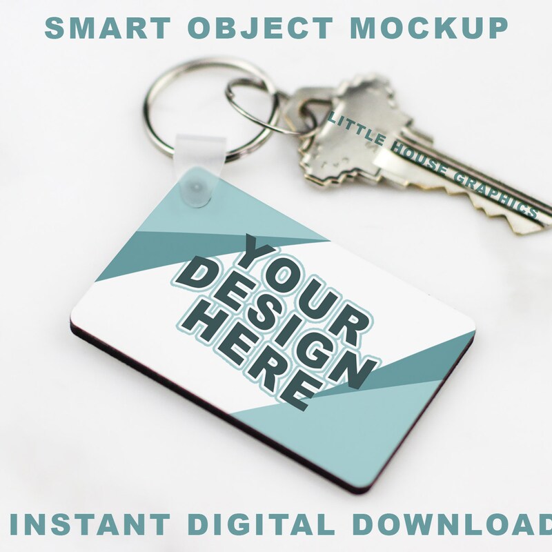 Rectangle Keychain Svg - Etsy