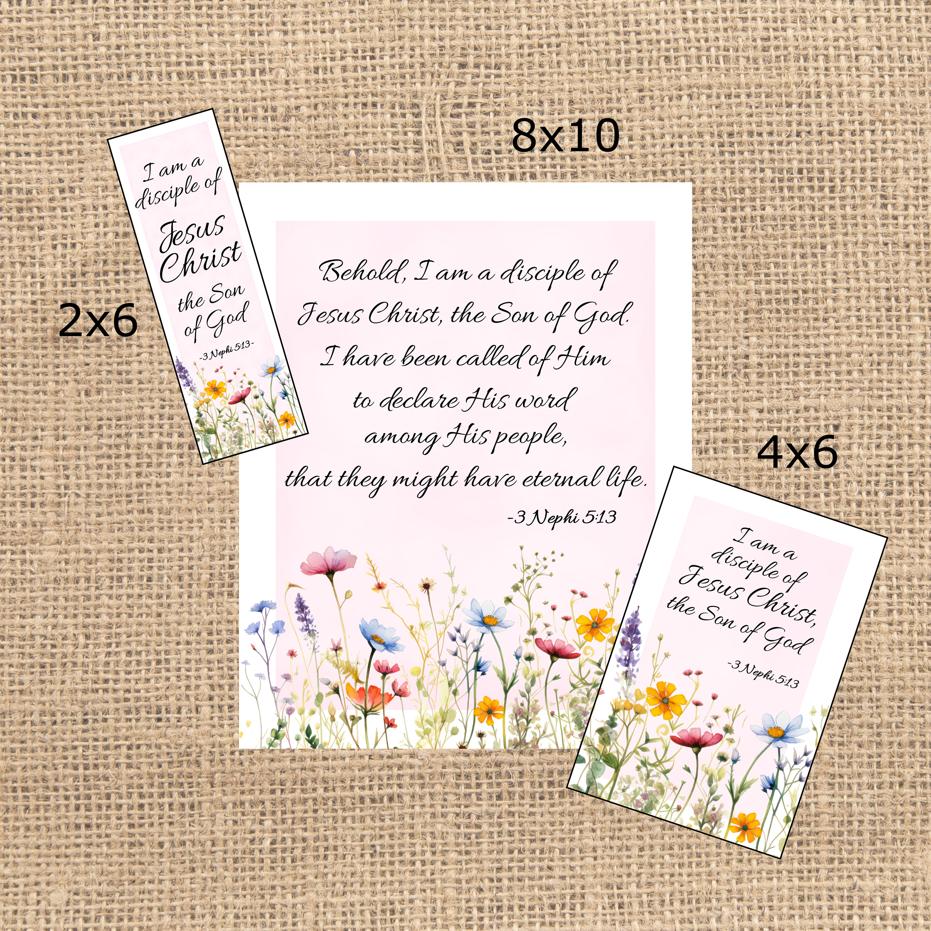 2024 Youth Theme Bookmark, 2024 LDS Youth Theme Printable, 3 Nephi 5:13 ...