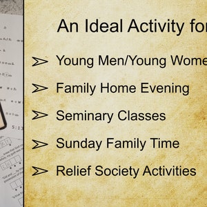 Book of Mormon Escape Room, Printable Latter-day Saint Escape Room ...