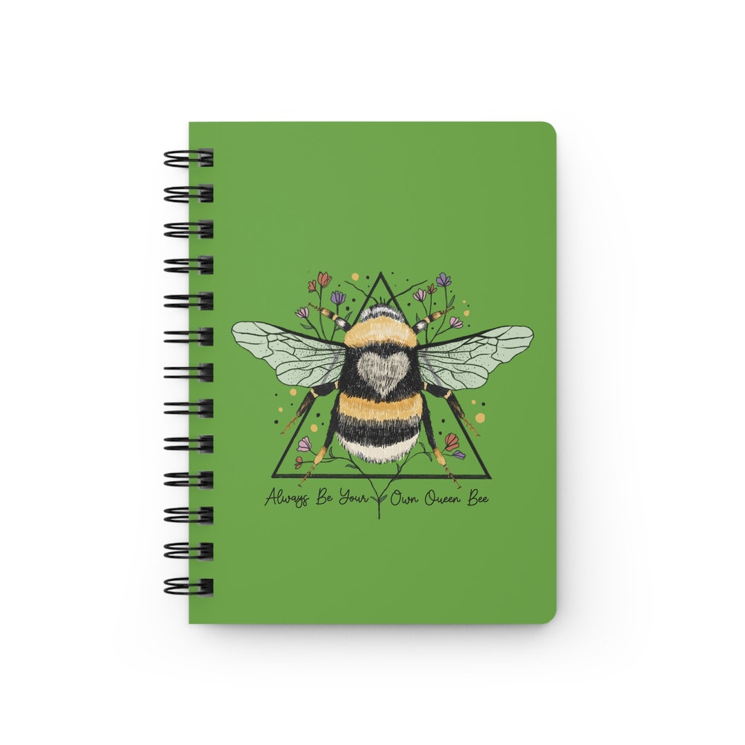 Bee Themed Notebook, Queen Bee Journal, Mini Bee Notebook, Notebook for ...