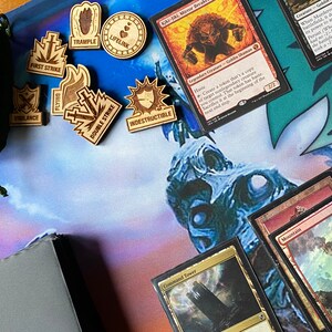 MTG Ability Counters - Wooden Keyword Tokens - Ikoria and EDH 2020 ...