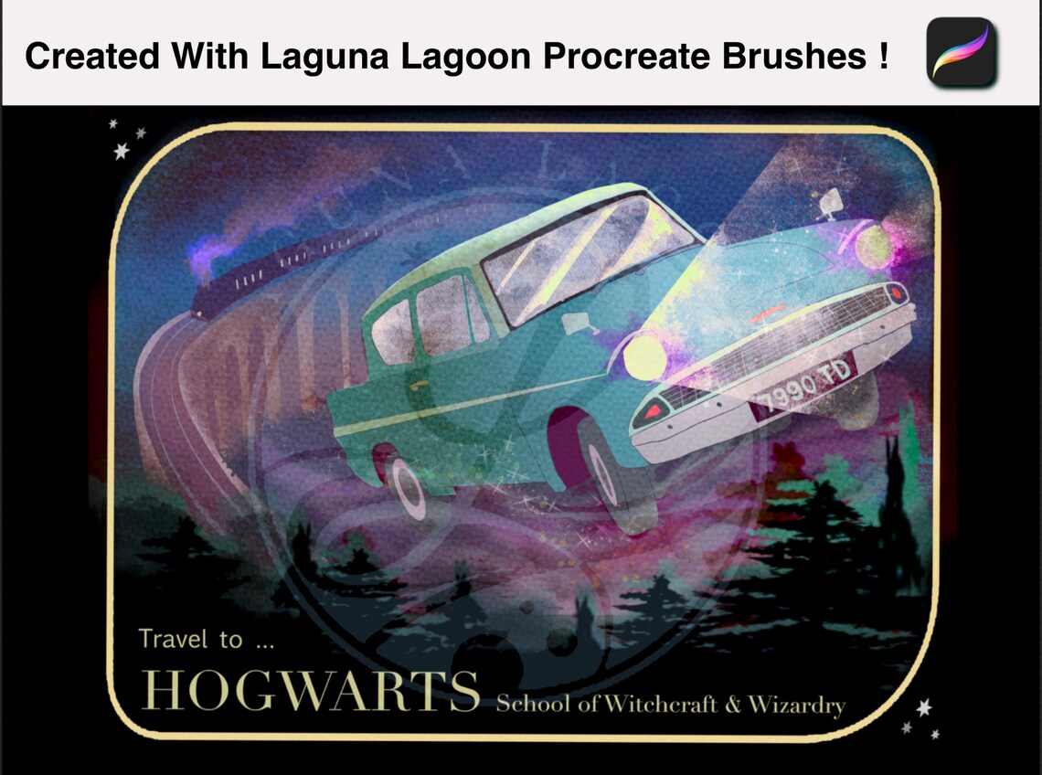 Procreate Magic Brushes: Wizard Wand - Etsy