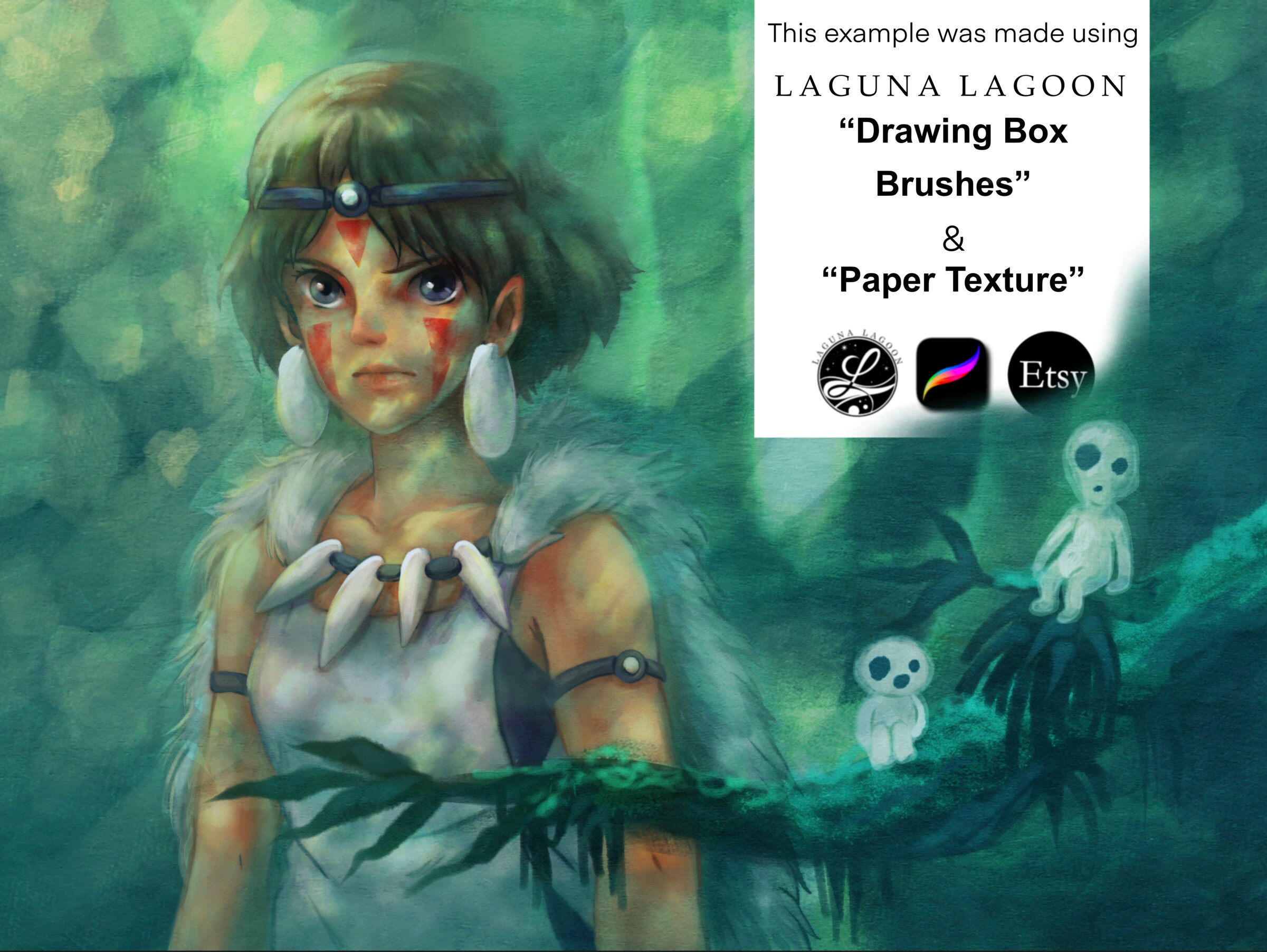 Procreate Drawing Box Brushes: Wet and Dry Media - Etsy