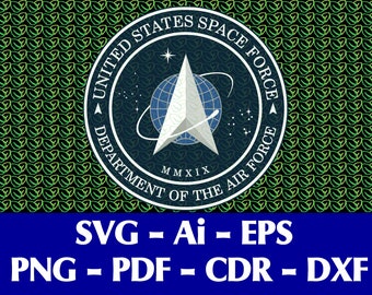 Space Force Svg | Etsy