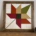 Barn Quilt, Wood Barn Quilt, Wooden Barn Quilt, Mini Barn Quilt, Small ...