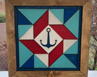 Barn Quilt, Wood Barn Quilt, Wooden Barn Quilt, Mini Barn Quilt, Small ...