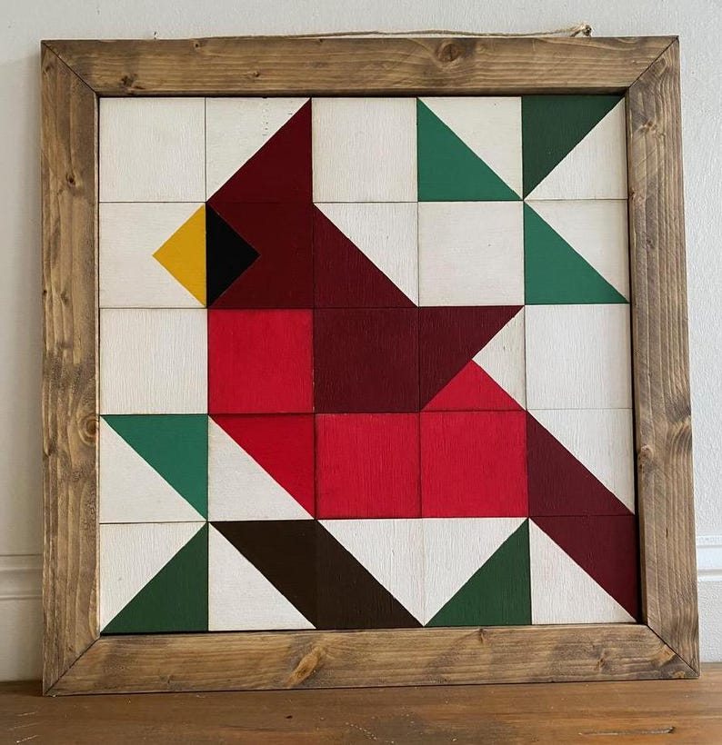 Barn Quilt, Wood Barn Quilt, Wooden Barn Quilt, Mini Barn Quilt, Small ...