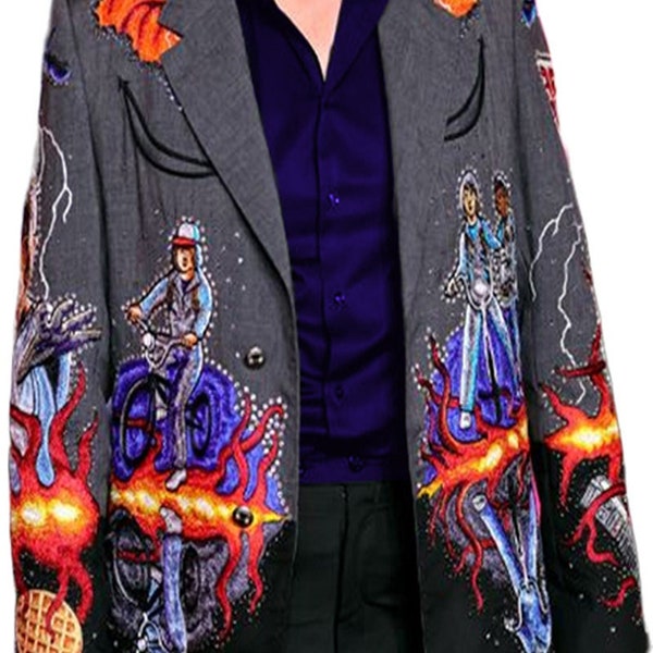 Embroidered Blazer - Etsy