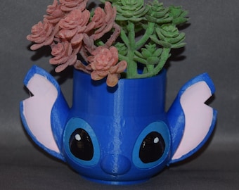 STITCH Lilo & Stitch Flower Succulent Pot Planter Air Plant | Etsy