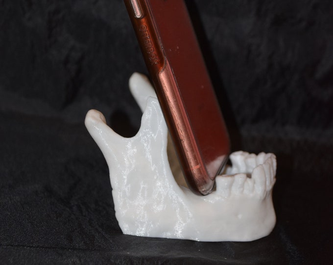 Phone Desk Stand Holder, Human Jaw Teeth, Fun for Office Desk, 3D ...