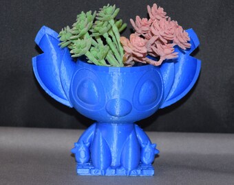 STITCH Lilo & Stitch Flower Succulent Pot Planter Air Plant | Etsy