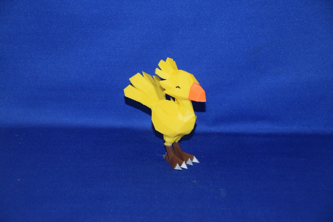 Chocobo Final Fantasy Inspired ~ Toy ~ Decoration ~ Pick Your Color 3D ...