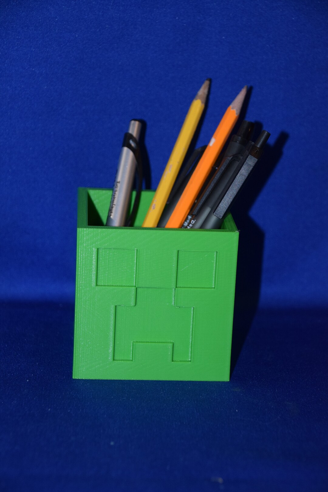 Minecraft Creeper ~ Pen Holder ~ Pencil Organizer ~ Coin Holder ~ 3D ...