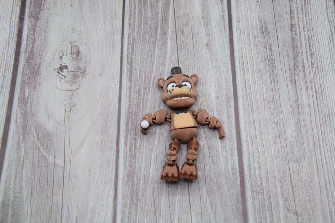Freddy Fazbear FNAF Inspired Flexi Figure ~ Articulated Fidget Toy ...