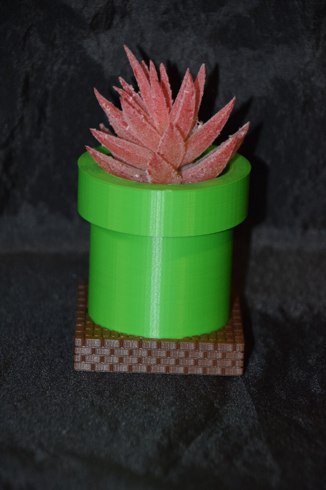 Super Mario Warp Pipe Tube Inspired Flower Succulent Pot - Etsy