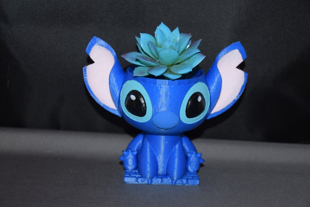 Lilo & Stitch Flower Succulent Pot Planter Air Plant Coin Holder Figure ...