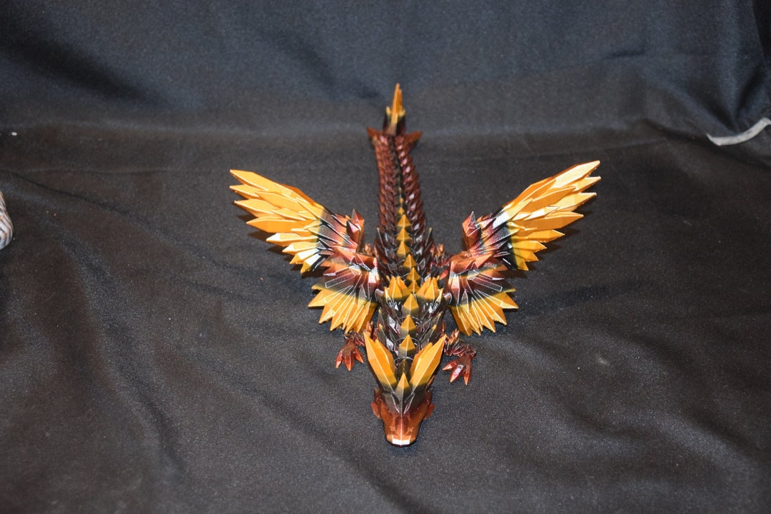 CRYSTALWING DRAGON Flexi Flexible Articulating 3D Printed Articulated ...
