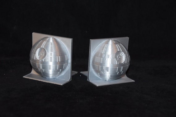 Death Star Star Wars Inspired Bookends Book Ends Stops Holders - Etsy