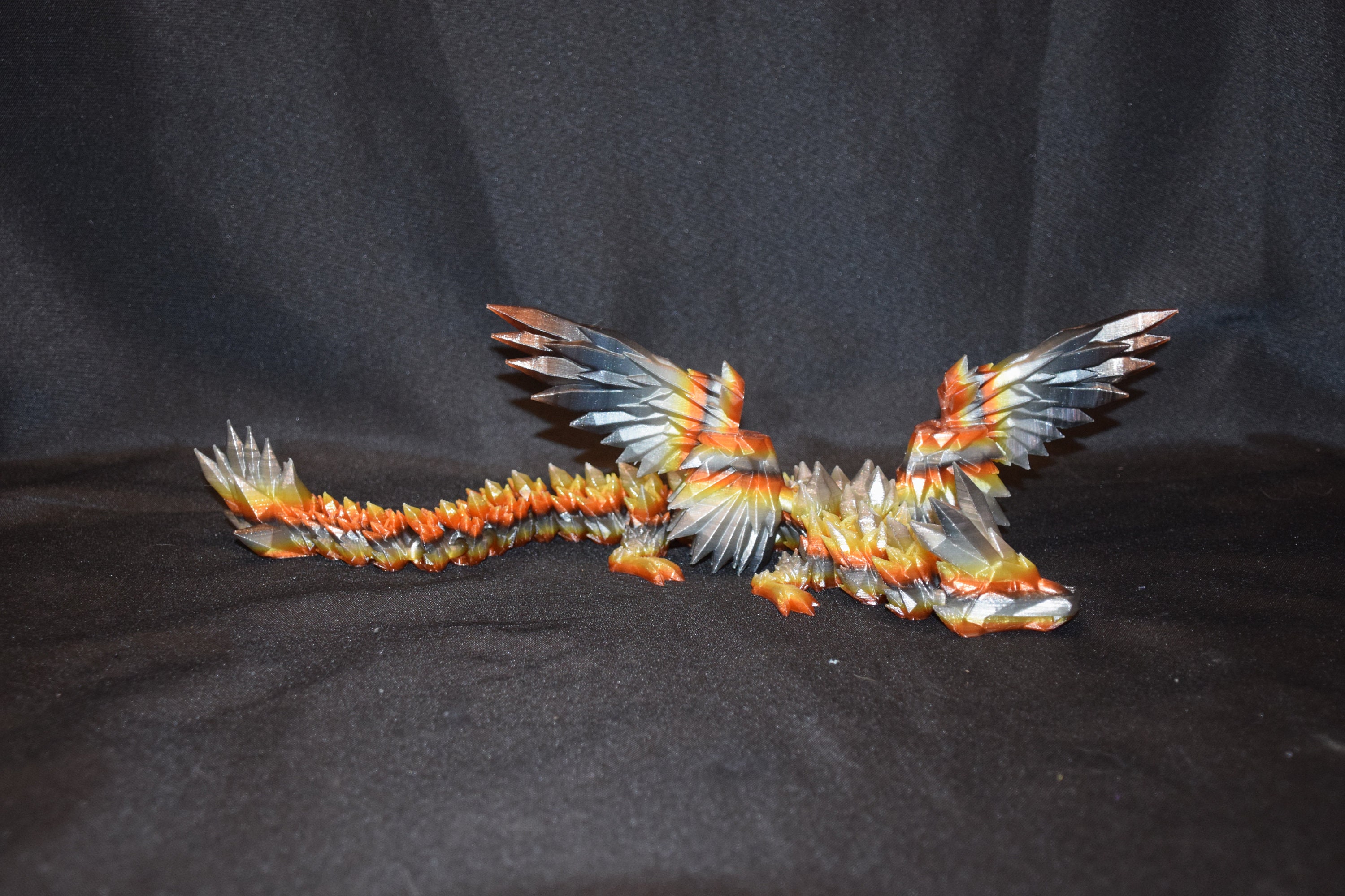 CRYSTALWING DRAGON Flexi Flexible Articulating 3D Printed - Etsy
