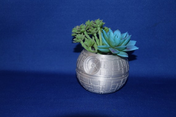 Death Star Wars Flower Succulent Pot Planter Air Plant Figure | Etsy