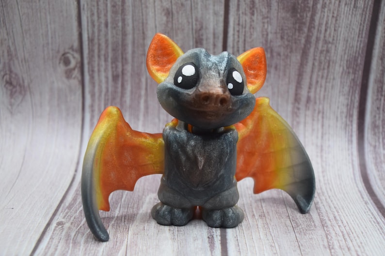 Articulated Fruit Bat Fidget Toy, 3D Printed PLA - Etsy