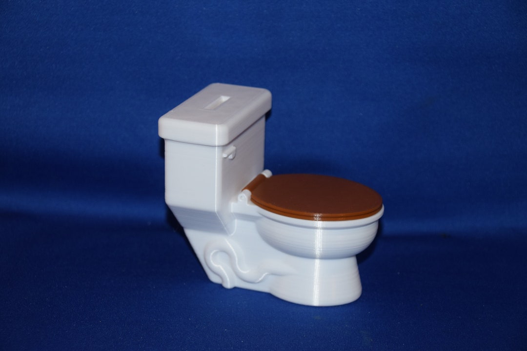 Potty Toilet Bowl / Piggy Bank / Coin Holder / Desk Decor / Gag Gift ...