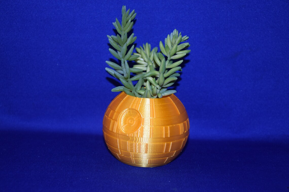 Death Star Wars Flower Succulent Pot Planter Air Plant Figure 3D ...