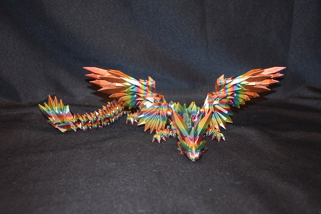 CRYSTALWING DRAGON Flexi Flexible Articulating 3D Printed Articulated ...