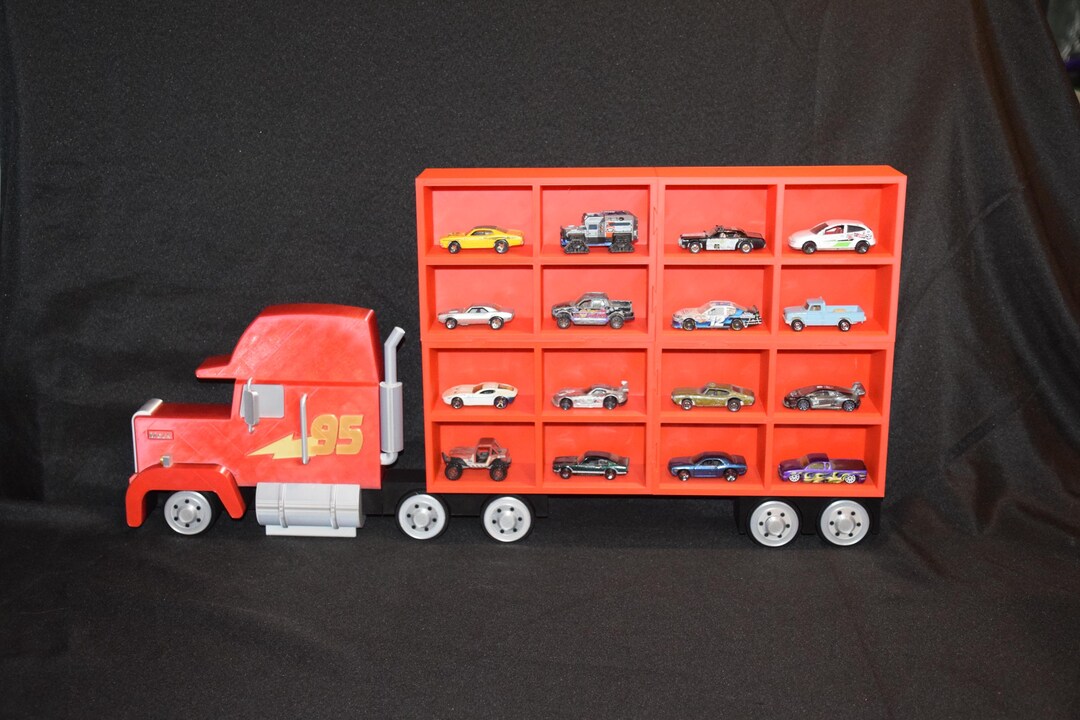 Mack Truck Hauler Inspired Car Wall Display Organizer Shelf 3D Printed ...