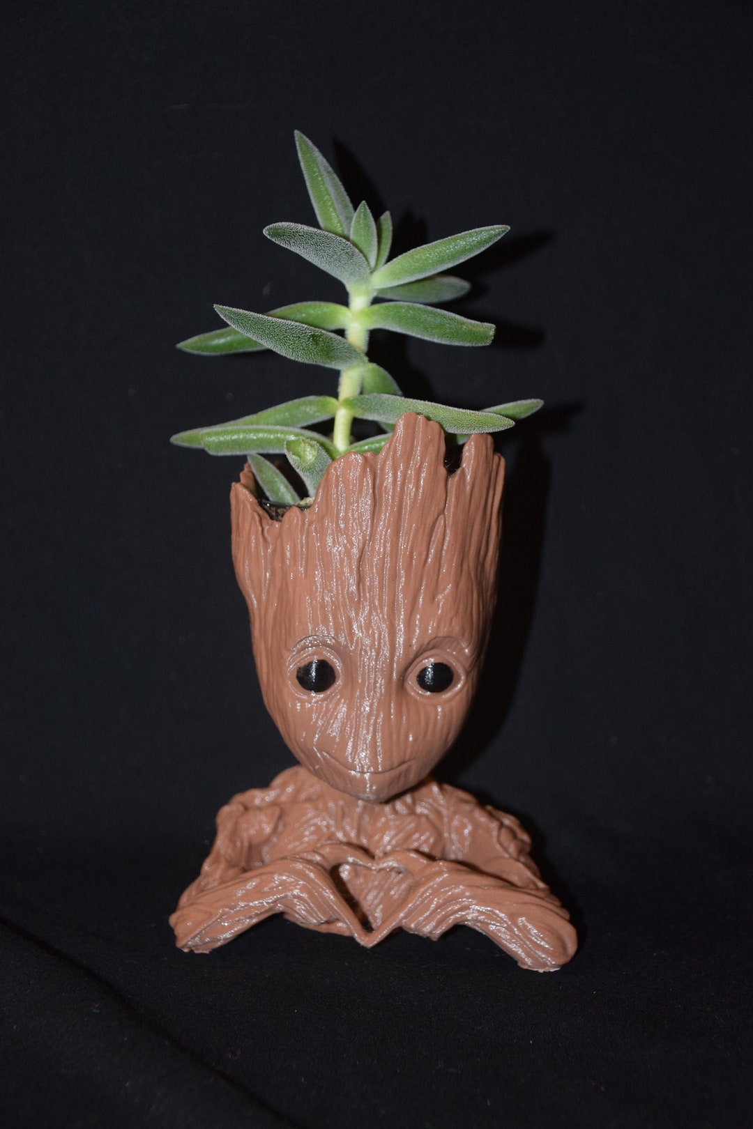Baby Groot Flower Succulent Pot Head LARGE Planter Figure 3D Printed ...