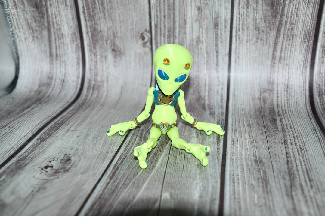 ALIEN ~ Flexible Articulating ~ 3D Printed ~ Fidget Toy ~ Flexi Factory ...