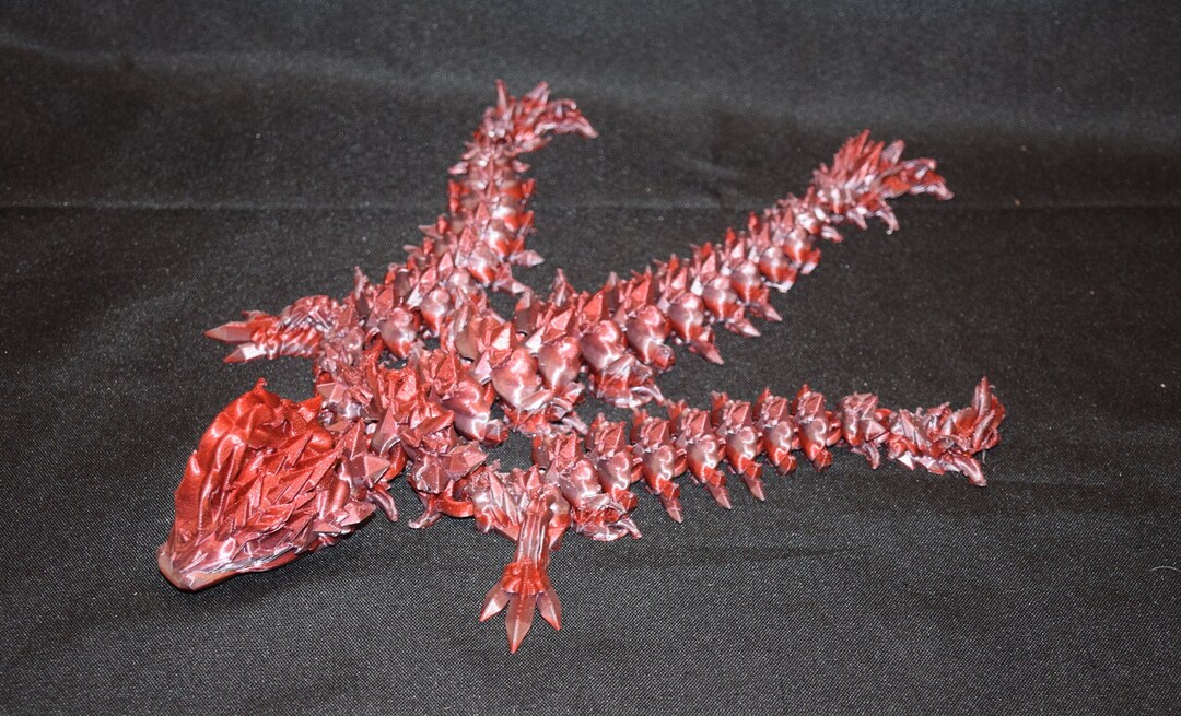 JELLYFISH DRAGON Flexi Flexible Articulating 3D Printed - Etsy