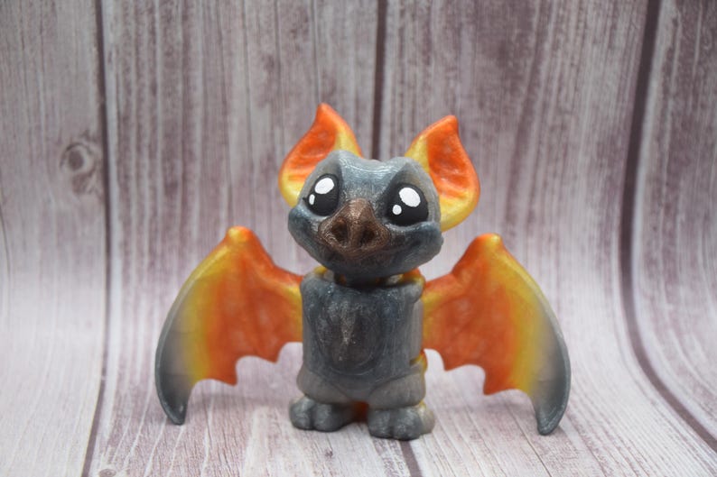 Vampire Bat Fidget Toy, Articulating Flexi Bat 3D Printed - Etsy