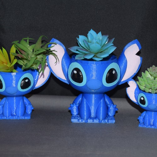 Stitch 3D Printed Planter - Etsy
