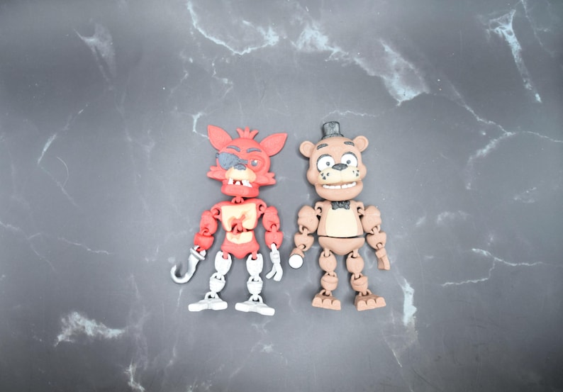 Freddy Fazbear FNAF Inspired Flexi Figure ~ Articulated Fidget Toy ...