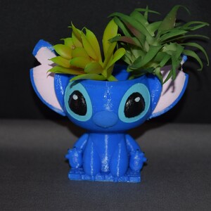 STITCH Lilo & Stitch Flower Succulent Pot Planter Air Plant Coin Holder ...