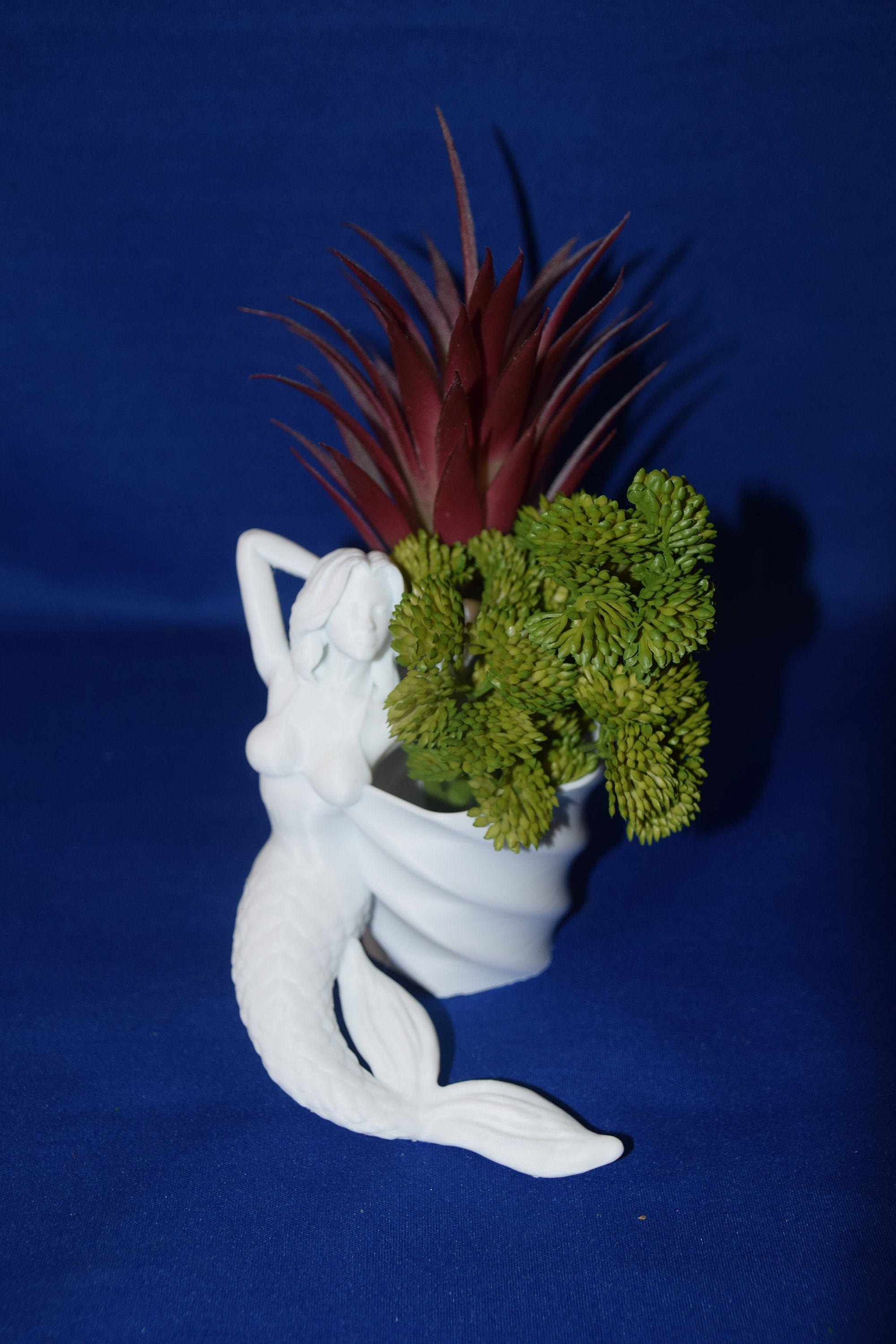 Female MERMAID Flower Succulent Pot Planter Air Plant Coin Holder ...