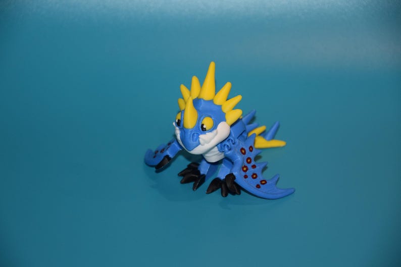 Toothless Dragon Inspired Flexi Figure ~ Dart Pouncer Ruffrunner Light ...